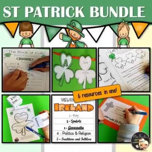 St Patricks Day Activities - Bundle by Mrs Recht's Virtual Classroom