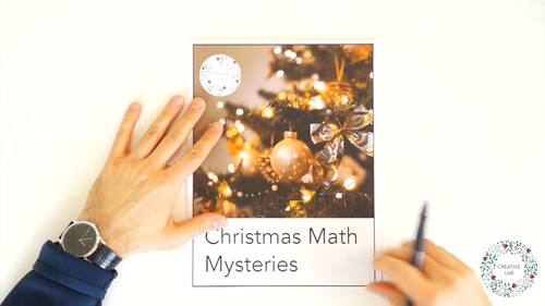 Christmas Place Value - Detective Math Mystery Project by Creative Lab