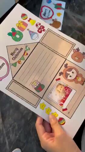 Letter To Santa Craft Templates, Creative Writing for Kids | Christmas ...