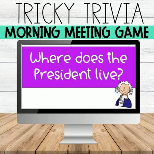 Morning Meeting Games And Activities Trivia 1 Fun Friday TPT