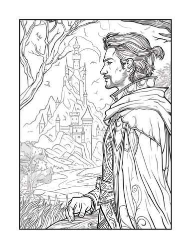 50 Magic Coloring Pages for Teens and Adults | Fantasy Coloring Sheets