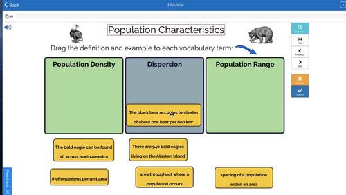 Population Ecology Digital Task Cards - Boom Cards by Science Is Booming
