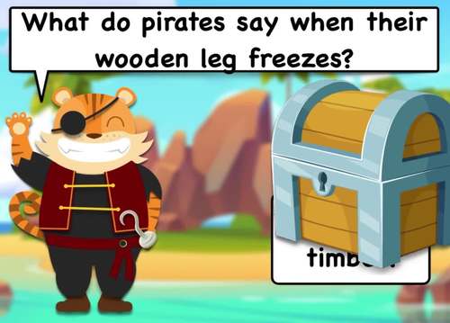 Pirate Jokes | Brain Breaks | BOOM Cards by Amanda Bandana | TPT