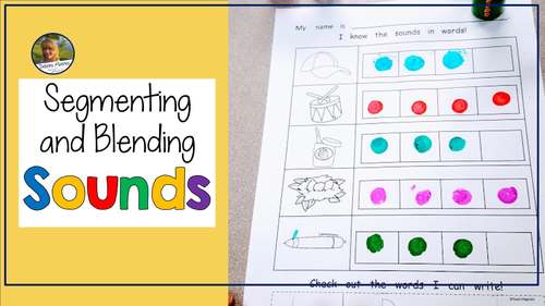 Phonemic Awareness Blending and Segmenting No Prep Phonics cvc Words ...