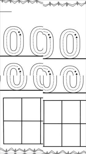 Number Formation Practice 0–9 | Trace, Write, Count & Draw Math ...