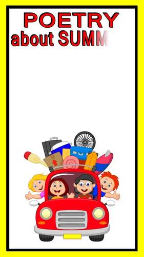 POETRY UNIT: Summer Poetry Activities Poetry Elements Poetry Devices ...