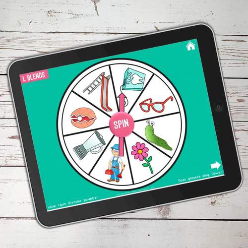 No Print L S & R Blends Digital Articulation Spinners for iPad or ...