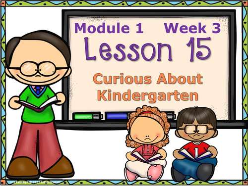 Into Reading, Kindergarten, Module 1, PowerPoint/Google Slides ...