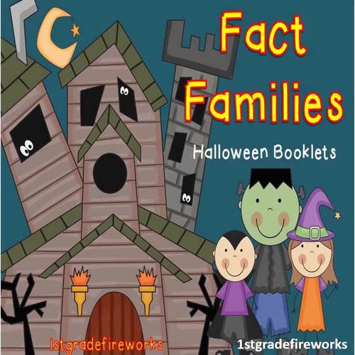 Halloween Fact Families Math Booklets | Addition & Subtraction within ...
