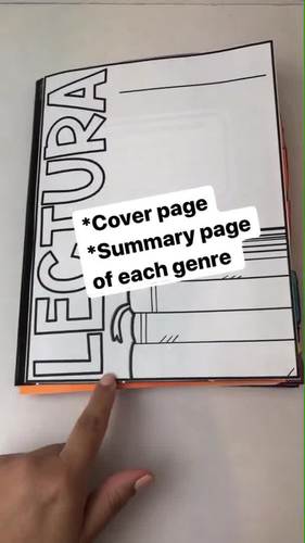 Spanish Reading and Writing Genre Tabs for Journals BUNDLE by ...