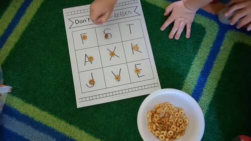 Don't Eat the Letter! Letter Recognition Game + Letter Review A-Z