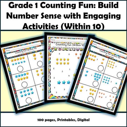 Grade 1 Counting Fun: Build Number Sense with Engaging Activities ...