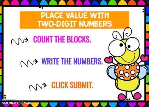 Place Value Tens and Ones Boom Cards™ Distance Learning by Creating 4 ESL