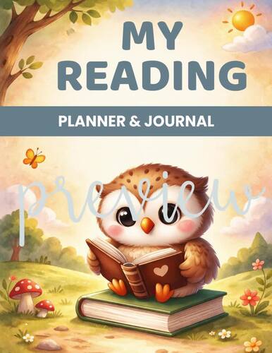My Reading Planner & Journal | 25-Page Student Reading Log & Reflection ...