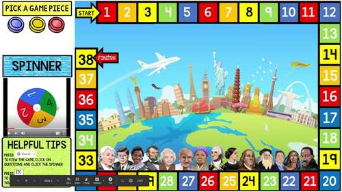 Oregon Trail Review Game Board | Digital | Google Slides | Westward ...