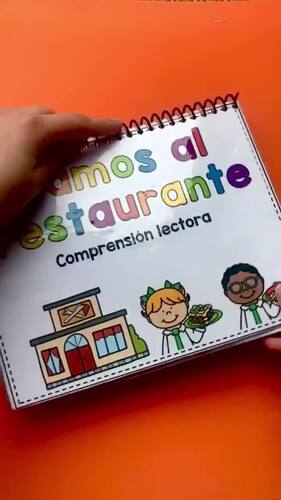 Vamos al restaurante - Comprensión lectora - Libro interactivo | TPT