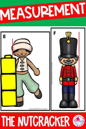 1st Grade NonStandard Measurement Measuring Length THE NUTCRACKER CHRISTMAS