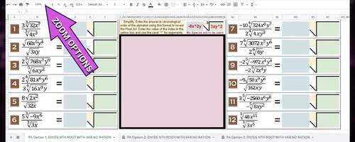 PIXEL ART: Divide nth Root with Variables (No Absolute Val) No ...