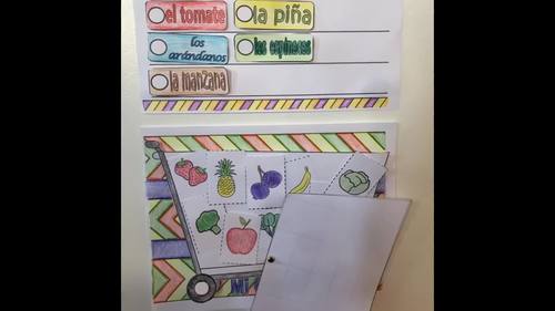 Spanish Grocery Shopping Project - la comida by sra Collier | TPT Spanish Grocery Shopping Project - la comida by sra Collier | TPT