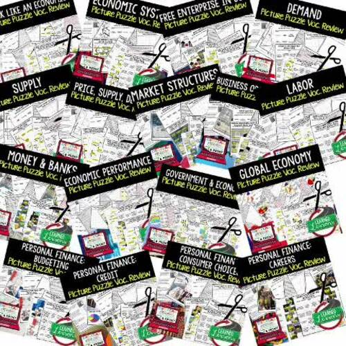 Economic Systems Activity Picture Puzzle, Economics Curriculum | TPT