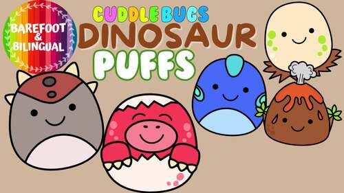 Dinosaur Puffs Clipart | Cute Dinosaur Clipart | Cuddlebugs Collection
