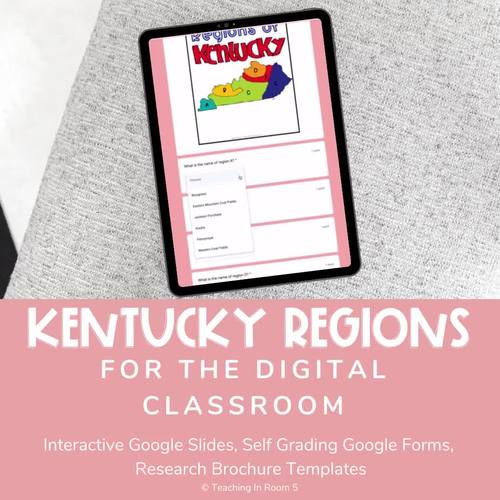 Kentucky Regions Mini-Unit Bundle for GOOGLE CLASSROOM by Teaching in ...