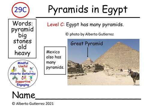 Read Aloud Video: Pyramids in Egypt #29C by ALBERTO GUTIERREZ | TPT