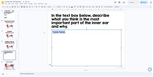 The Human Ear and Hearing Interactive Lesson | TPT