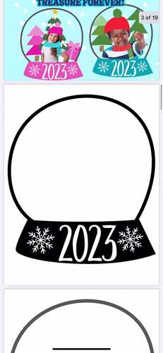 Winter Snow Globe Craft Gift for Families or Bulletin Board | TPT