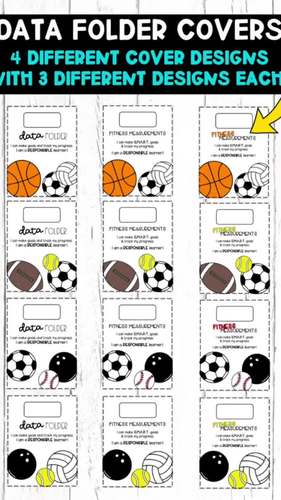 PE - Fitness Testing - SMART Goals - Components of Fitness - Bulletin Board
