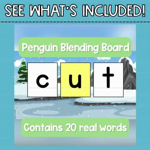 Blending Boards | Winter Theme | Short u by Playful Pursuits | TPT
