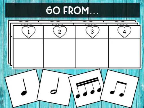Rhythm Beat Strips (Tika Ti) - Boom Digital Task Cards by TrinityMusic