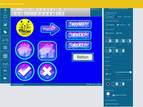 Interactive Buttons Clip Art - Distance Learning - GIFs by Miau clipart
