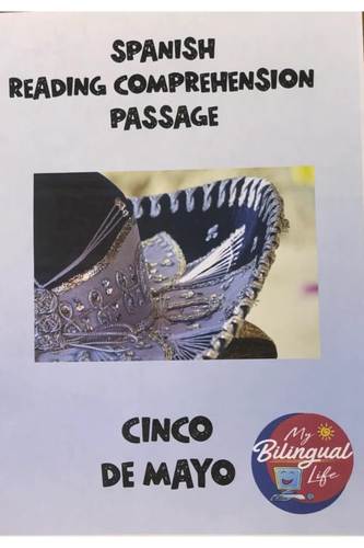Cinco de Mayo - Spanish Informational Text Comprehension Printable Activity