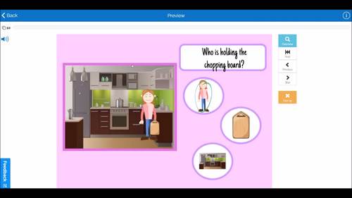 Answering WHO Questions Visual Information Boom Cards™ by Mau SLP