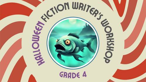 Grade 4 Halloween Fiction Writer's Workshop with 30 Captivating Picture ...