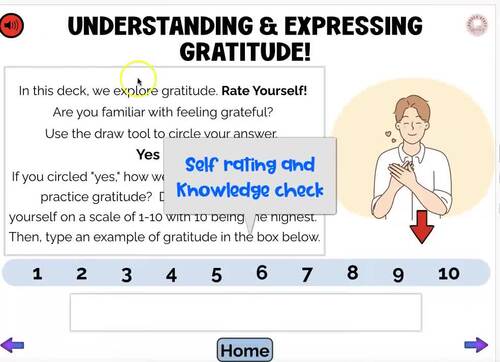 Understanding Expressing Gratitude Activities Digital Middle High School