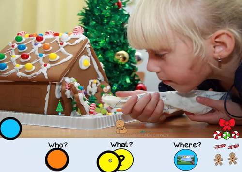 Christmas Speech Therapy Real Photos WH Question Visuals Christmas ...