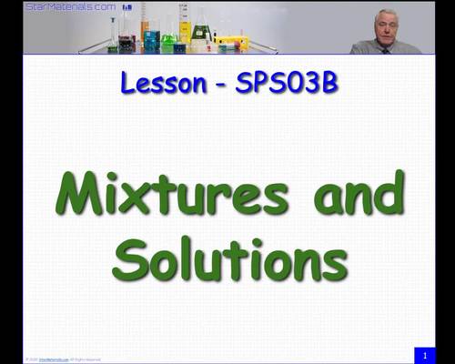 Complete STAR* Video Lesson on MIXTURES AND SOLUTIONS for Distance ...