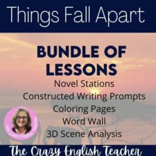 Things Fall Apart Bundle of Lessons Unit digital resource | TpT