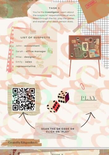 The Great office snack mystery - Detective Quest - for ESL/EFL/ELL A2-B1