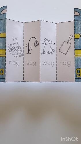 CVC Word Family Craft- Backpack Craft by Liv and Leb | TPT