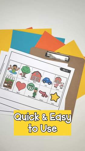 R Progress Monitoring Quick Artic Screeners for Speech Therapy | TPT