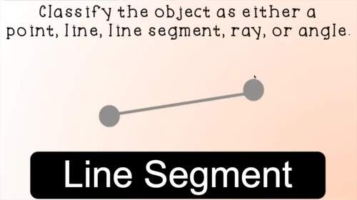 Points, Lines, Line Segments, Rays, & Angles Google Classroom™ Flash Cards