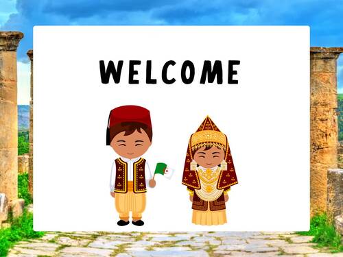 NO PREP All About ALGERIA PowerPoint Presentation, 3rd-6th Grade, Geography