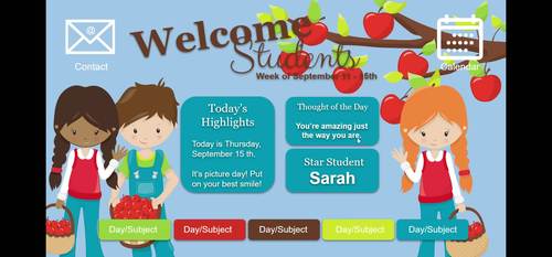 Bundle AUTUMN Teacher Planner GOOGLE SLIDES TEMPLATES for Distance Learning