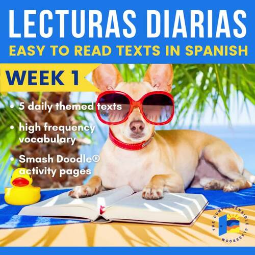 Lecturas diarias: Semana 1 - Five readings in Spanish for beginners