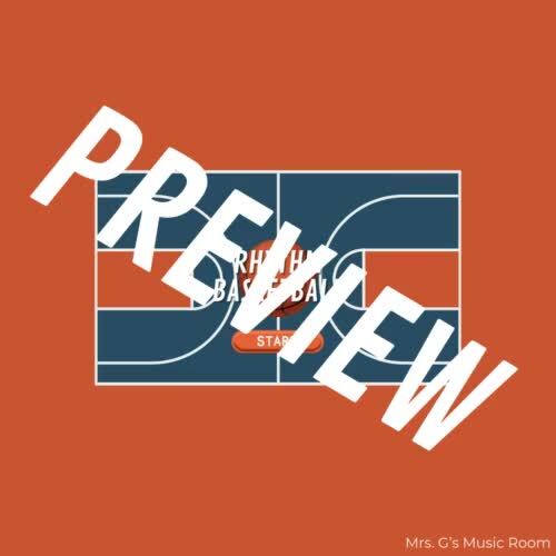 Rhythm Basketball-Games for 1st, 2nd, 3rd, 4th, 5th elementary music