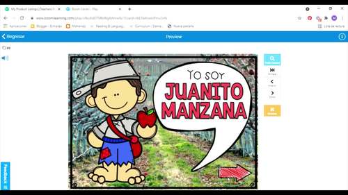 BOOM CARDS: JOHNNY APPLESEED in Spanish | Juanito Manzana #BOOMFUN