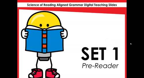 DIGITAL GRAMMAR Teaching Slides: SET 1 Science of Reading | TPT